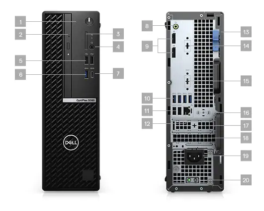 Dell OptiPlex 5080SFF-i710700 . Synchronized Computer – ADG Distribution